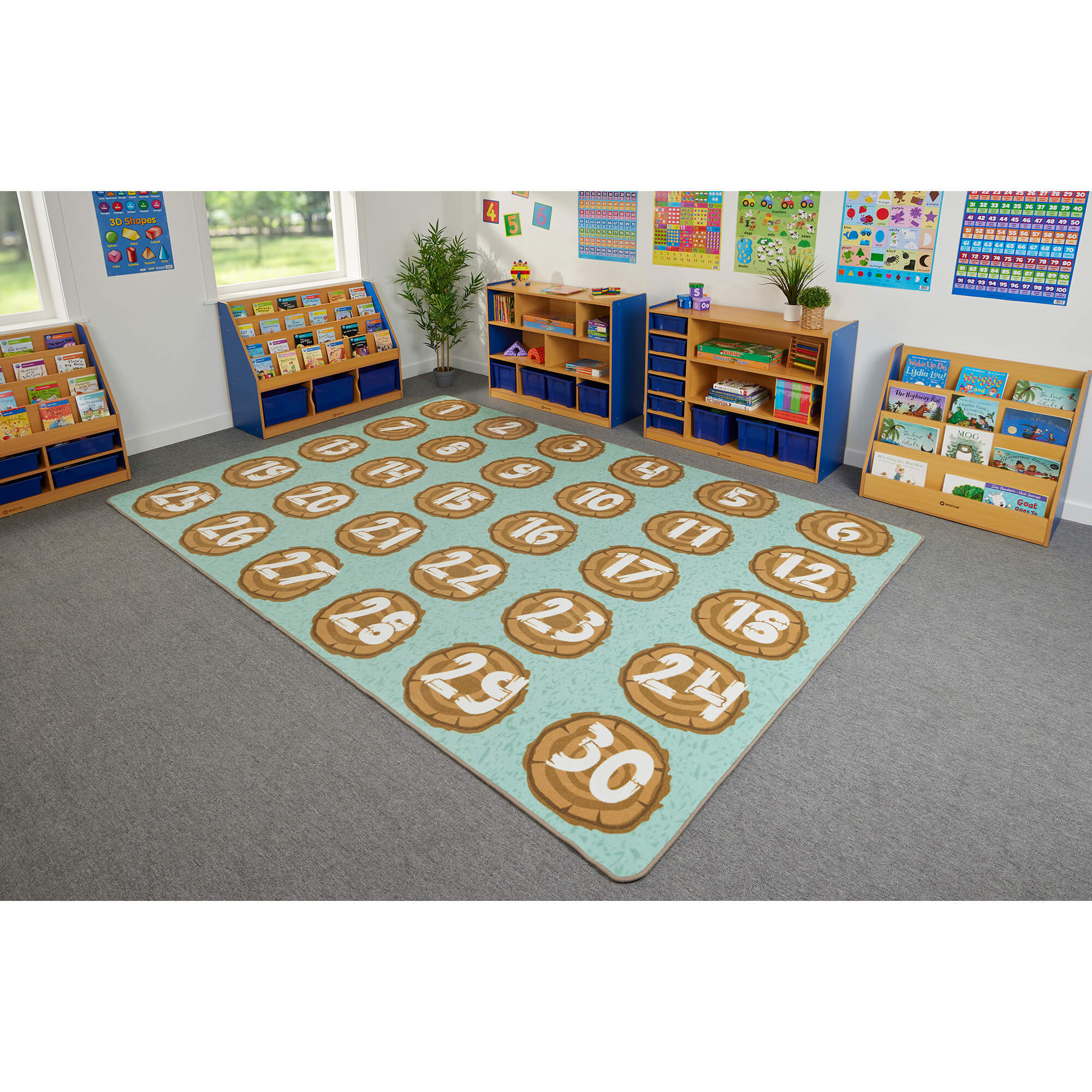 Number Logs Learning Rug | Profile Education